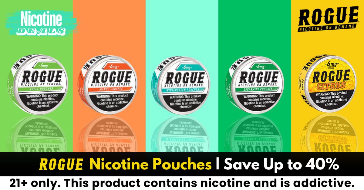 Rogue Nicotine Pouches | Save Up to 40% | Best Deals Online
